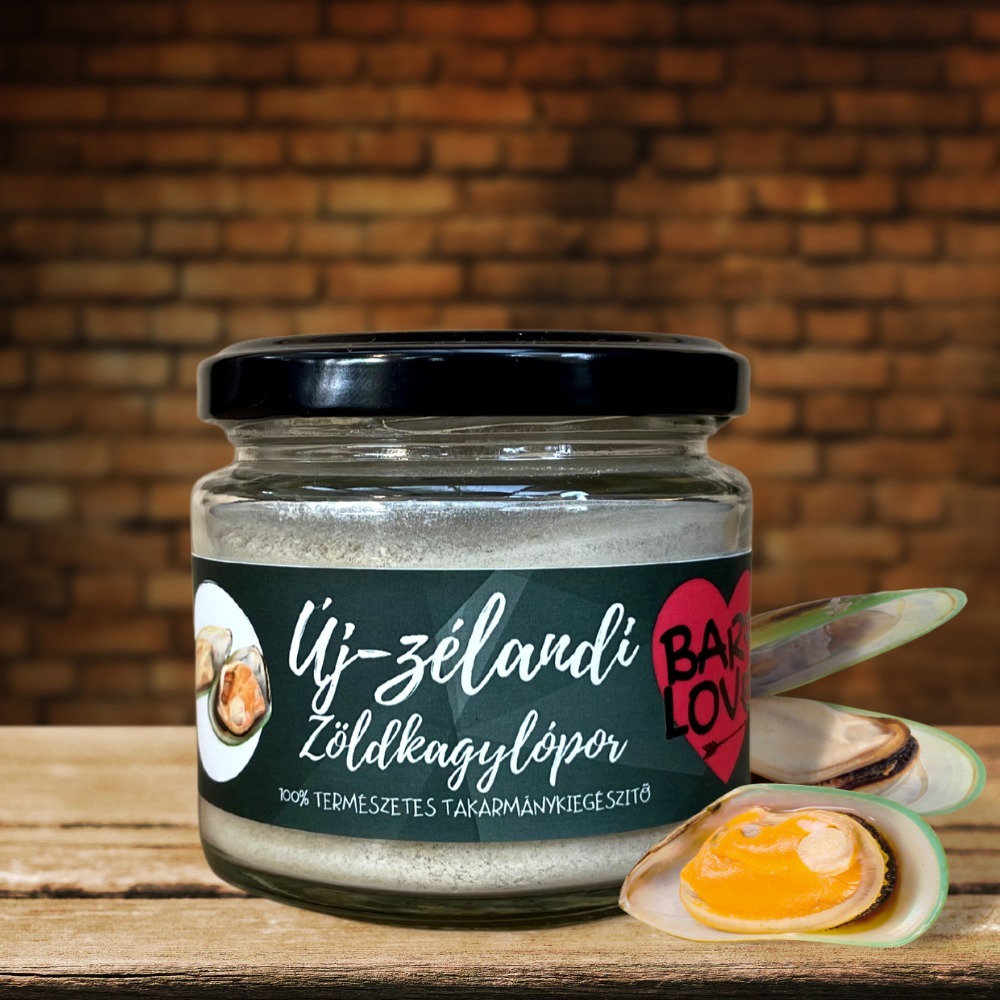 Barf Love 100% zöldkagyló por kutyáknak és macskáknak