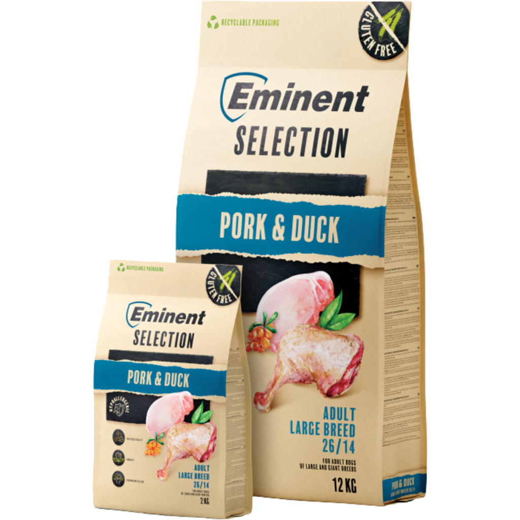 Eminent Selection Adult Large Breed Pork & Duck Gluten ... | Okosgazdi