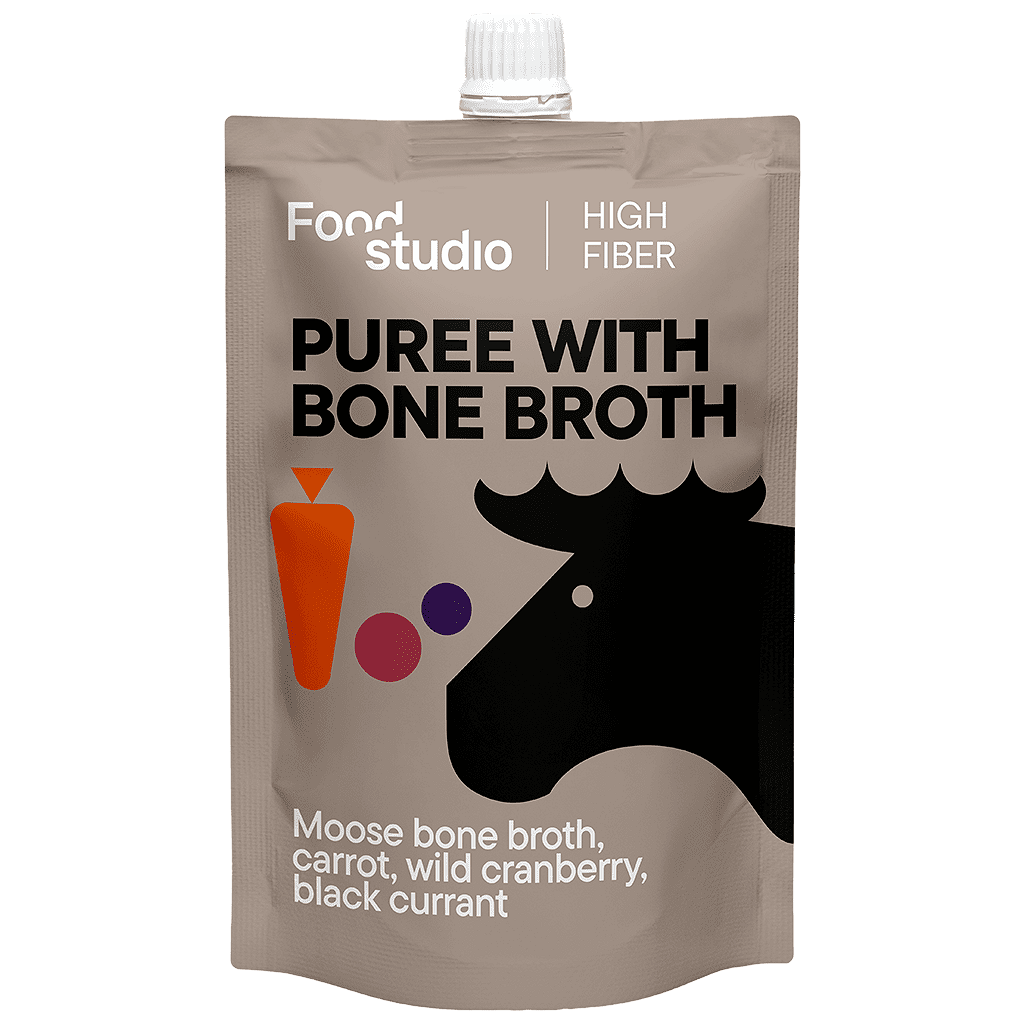 Food Studio püré jávorszarvas csontlével