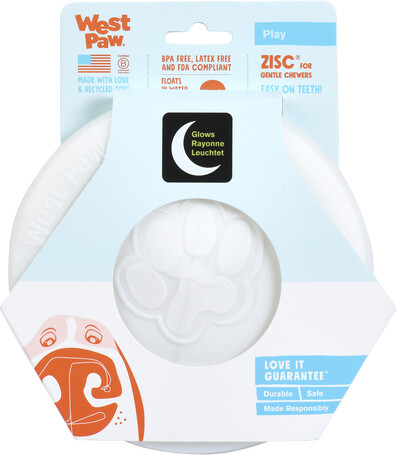 West Paw Zisc Glow - Világító frizbi