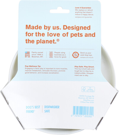 West Paw Zisc Glow - Világító frizbi