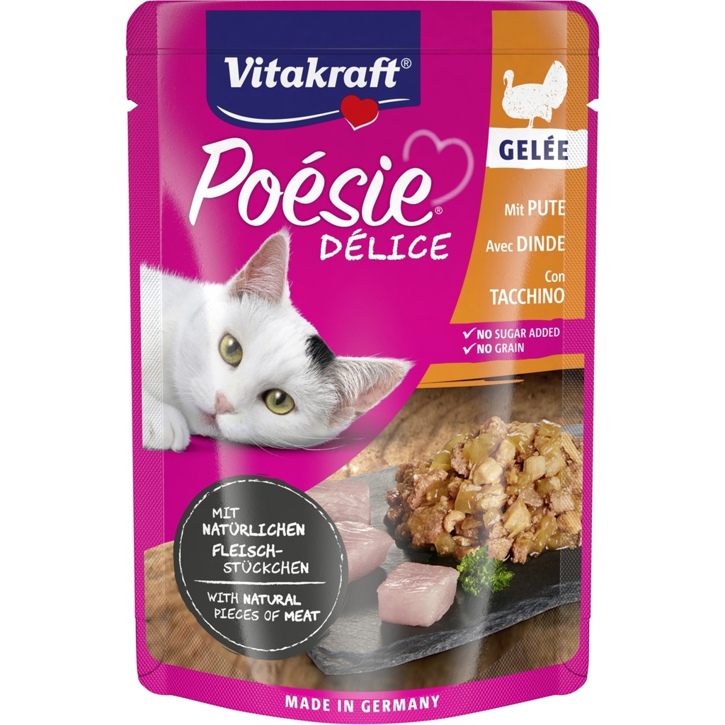 Vitakraft Poésie Délice Turkey Gelée zselés eledel macskáknak aluta...