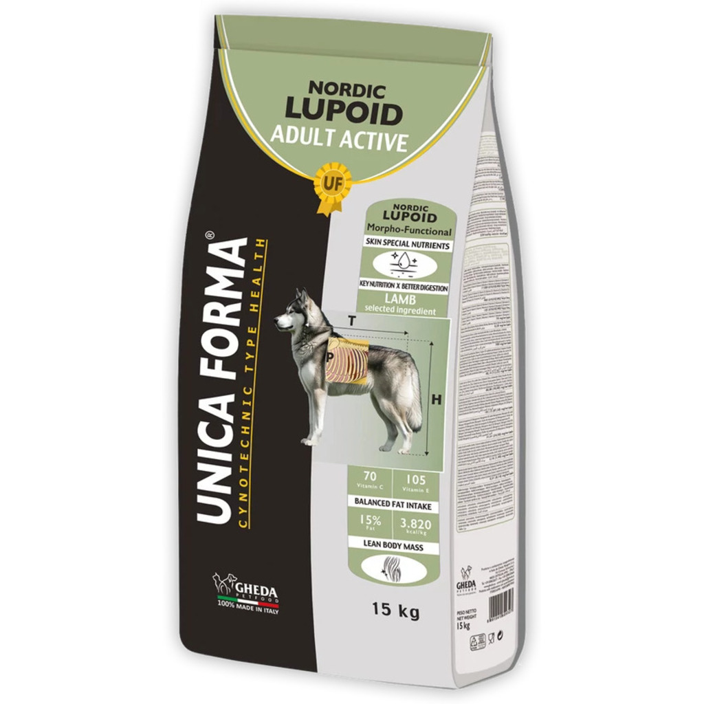 UNICA FORMA Nordic Lupoid Adult Active Lamb