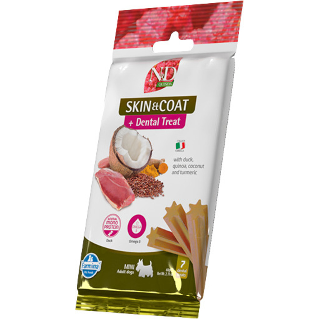 N&D Quinoa Skin & Coat Duck + Dental Treat